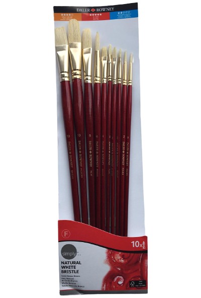Daler Rowney Yağlı Boya Fırçası 10'lu Daler Rowney Yağlı Boya Fırçası 10'lu