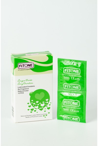 Fitone Zevk Geciktiricili Kokusuz Prezervatif 12'li