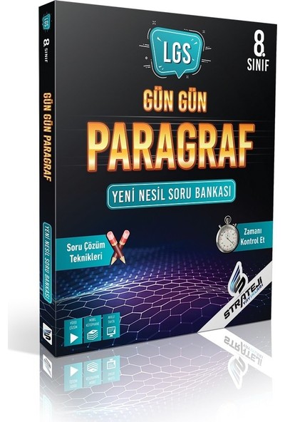 Strateji Yayınları LGS Gün Gün Paragraf Soru Bankası
