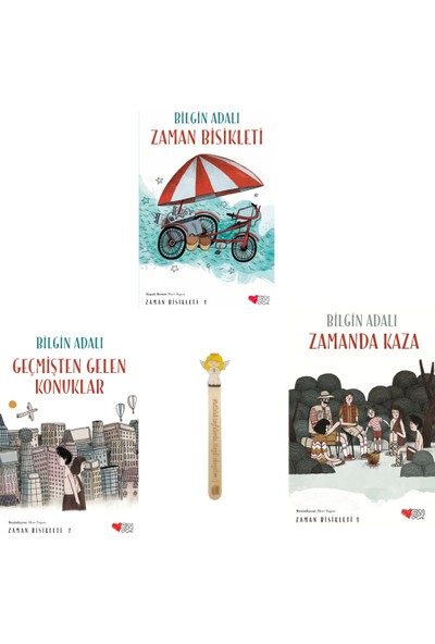 Zaman Bisikleti 1-2-3 + Cizo Kitap Ayracı - Bilgin Adalı Zaman Bisikleti 1-2-3 + Cizo Kitap Ayracı - Bilgin Adalı