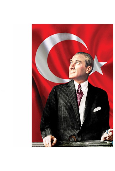 Bilgi Bayrak Atatürk Posteri 100 x 150 cm Bilgi Bayrak Atatürk Posteri 100 x 150 cm