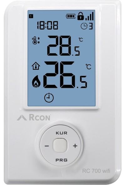 Rcon Rc 700 Wifi Akıllı Kablosuz Dijital Oda Termostatı Rcon Rc 700 Wifi Akıllı Kablosuz Dijital Oda Termostatı