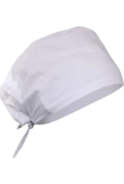 Dr. Mia Kadın-Erkek Doktor Hemşire Aşçı Bone Cerrahi-Ameliyathane Bonesi Beyaz