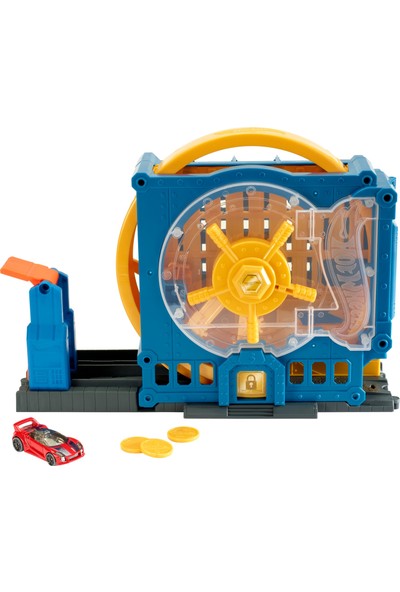 Hot Wheels Tekerlekli Yarış Dünyası Oyun Seti - Bankadan Kaçış Heyecanı GBF96 Hot Wheels Tekerlekli Yarış Dünyası Oyun Seti - Bankadan Kaçış Heyecanı GBF96