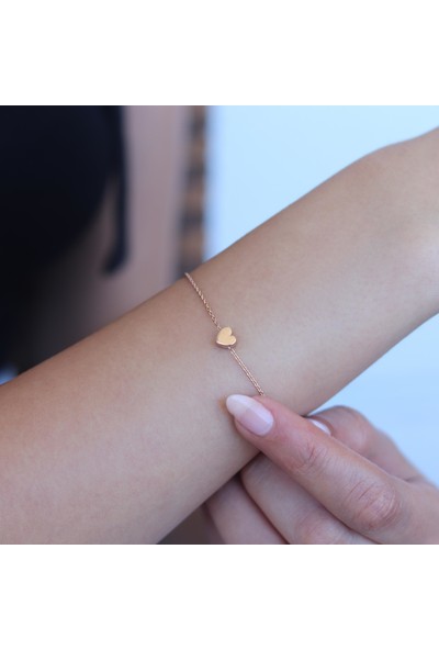 Değerli Kuyumculuk Çift Taraflı Kalp Bileklik Değerli Kuyumculuk Çift Taraflı Kalp Bileklik