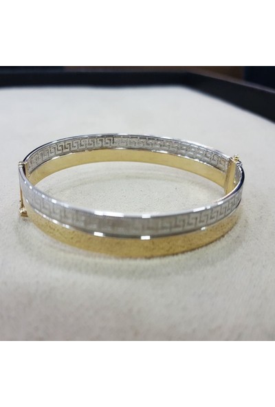 Sembol Gold Altın Kelepçe 14K Versage Tasarım 5,5 mm