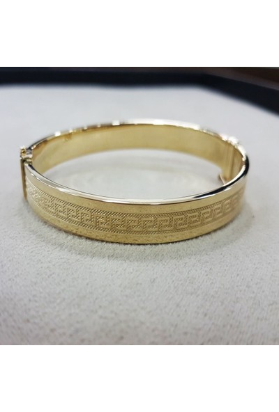 Sembol Gold Altın Kelepçe 14K Versage 8 mm