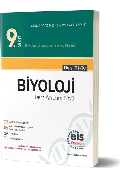 Eis Yayınları 9. Sınıf Biyoloji Ders Anlatım Föyü