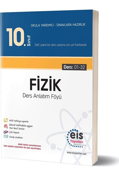 Eis Yayınları 10. Sınıf Fizik Ders Anlatım Föyü