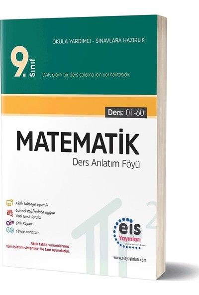 Eis Yayınları 9. Sınıf Matematik Ders Anlatım Föyü Eis Yayınları 9. Sınıf Matematik Ders Anlatım Föyü
