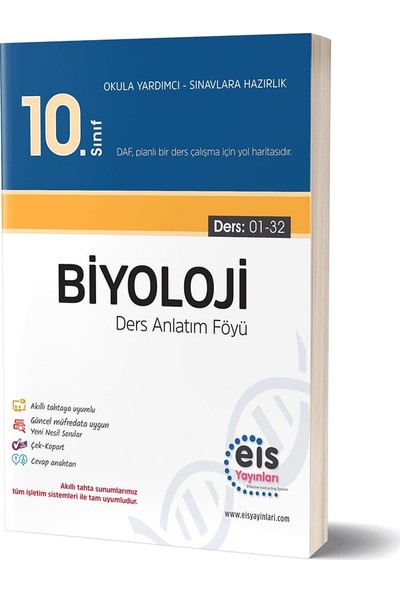 Eis Yayınları 10. Sınıf Biyoloji Ders Anlatım Föyü