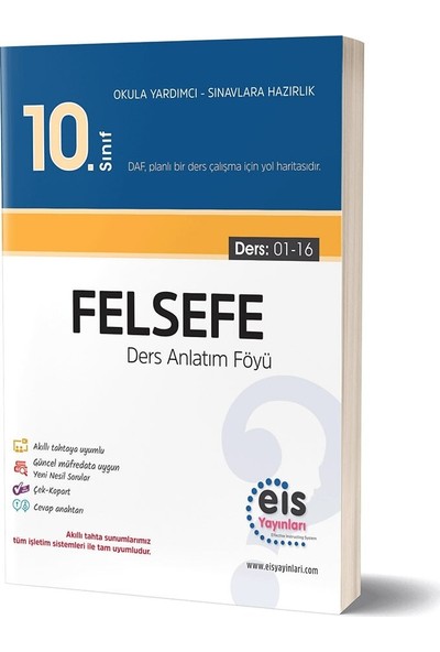 Eis Yayınları 10. Sınıf Felsefe Ders Anlatım Föyü Eis Yayınları 10. Sınıf Felsefe Ders Anlatım Föyü