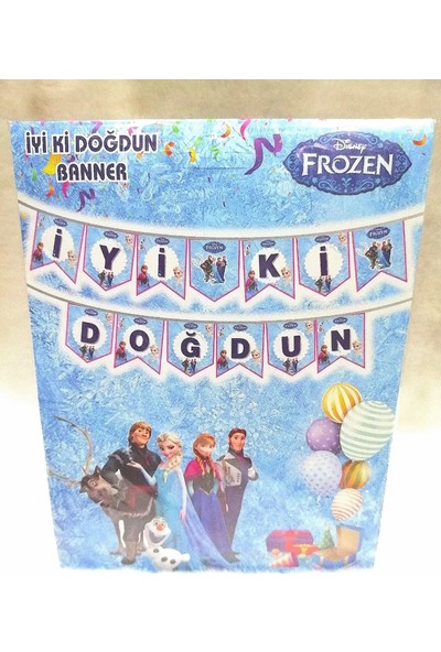 Mor Beyaz Home Frozen Elsa Temalı Iyiki Doğdun Banner Uzar Yazı Mor Beyaz Home Frozen Elsa Temalı Iyiki Doğdun Banner Uzar Yazı