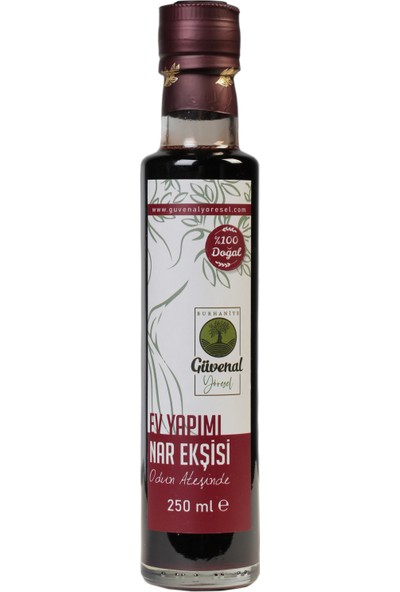Burhaniye Güvenal Yöresel Katkısız Nar Ekşisi 350 gr Cam Şişe