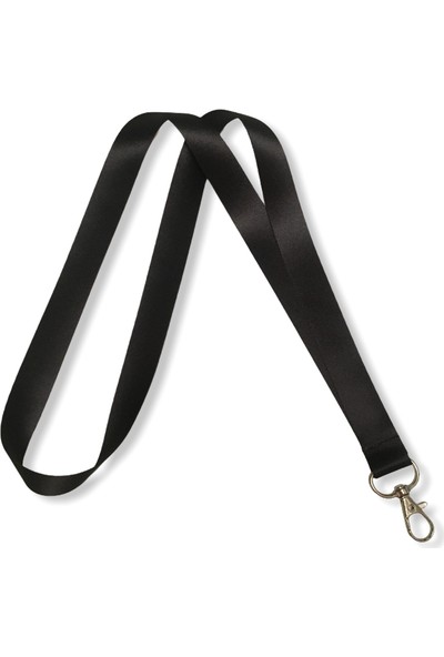 Mora Design Yaka Kartı & Boyun Askı İpi Siyah