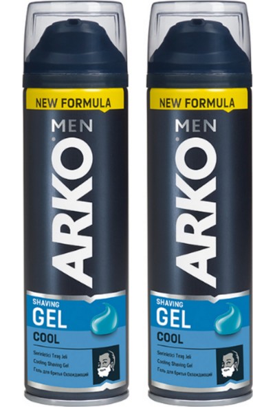 Arko Men Tıraş Jeli 200 ml Cool 2 Adet Arko Men Tıraş Jeli 200 ml Cool 2 Adet