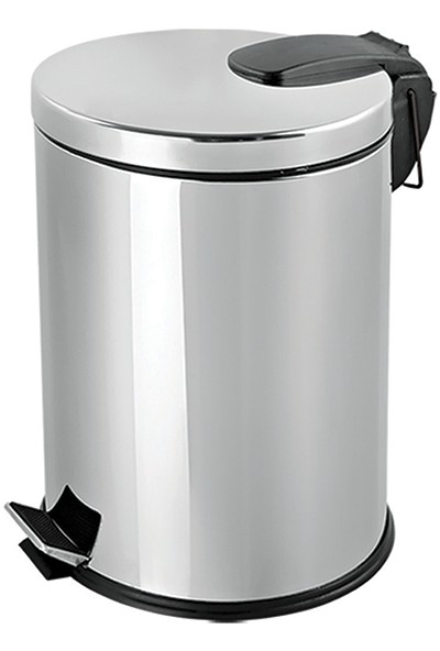 Flosoft Paslanmaz Pedallı Çöp Kovası 30 lt