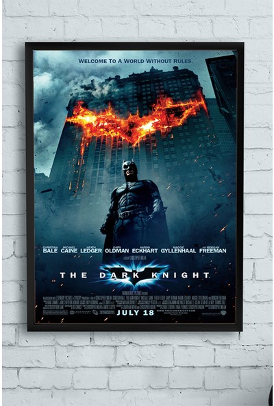 Postermanya The Dark Knight-Kara Şövalye Film Afişi Çerçeveli Tablo 3 21 x 30 cm Postermanya The Dark Knight-Kara Şövalye Film Afişi Çerçeveli Tablo 3 21 x 30 cm