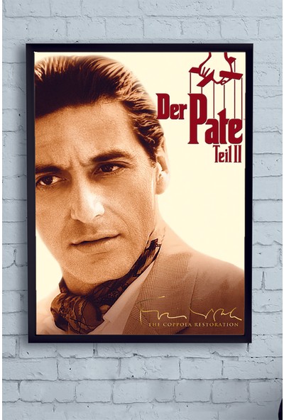 Postermanya The Godfather Part II-Baba 2 Film Afişi Çerçeveli Tablo 21 x 30 cm Postermanya The Godfather Part II-Baba 2 Film Afişi Çerçeveli Tablo 21 x 30 cm