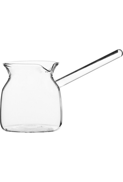 K lt Cam Cezve Yuvarlak 300 ml