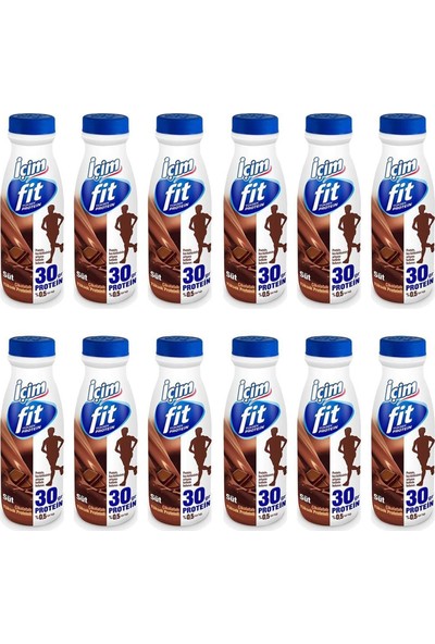 Içim Fit Laktozsuz Protein Çikolatalı Süt 12 x 500 ml