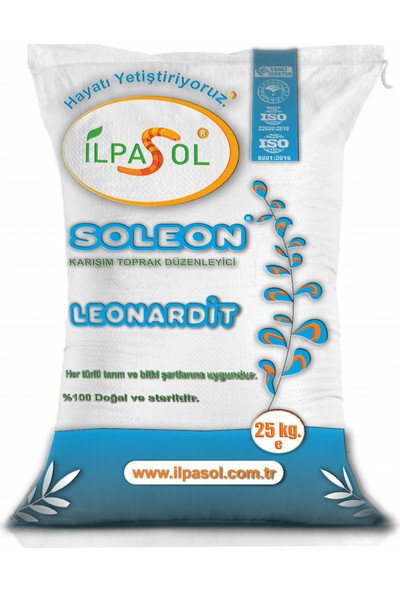 Ilpasol Organik Leonardit Toprak Düzenleyici Toz Gübre 25 kg 0,3mm