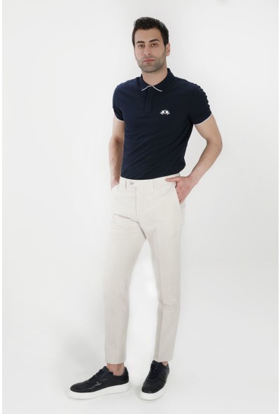 Twn Slim Fit Bej Kumaş Pantolon