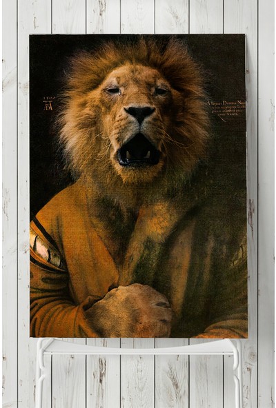 Postermanya Aslan Kral Sanatsal Poster 90 x 130 cm