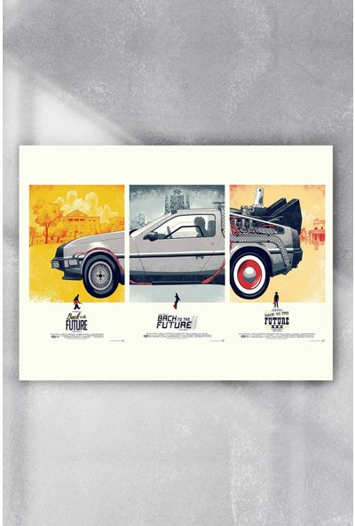 Postermanya Back To The Future Film Afişi Poster 70 x 100 cm