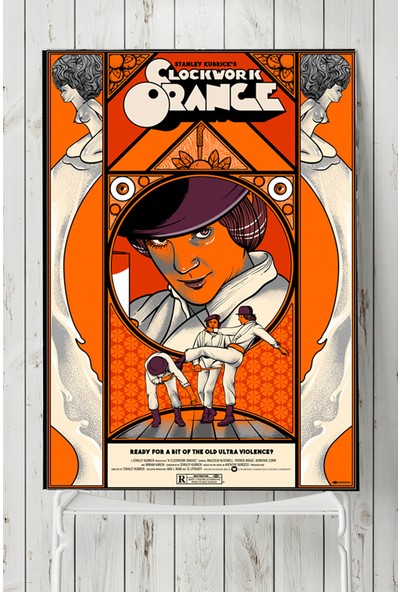 Postermanya Clockwork Orange Film Afişi Poster 50 x 70 cm