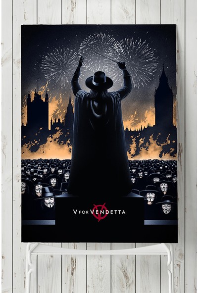 Postermanya V For Vendetta Film Afişi Poster 80 x 115 cm