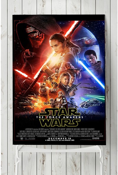 Postermanya Star Wars The Force Awakens-Star Wars Güç Uyanıyor Film Afişi 90 x 130 cm