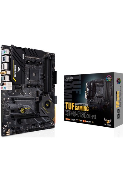 Asus TUF Gaming X570-Pro (Wi-fi) Amd X570 DDR4 5100 MHz (OC) Am4 AX Wifi + Bt Atx Anakart Asus TUF Gaming X570-Pro (Wi-fi) Amd X570 DDR4 5100 MHz (OC) Am4 AX Wifi + Bt Atx Anakart