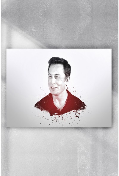 Postermanya Elon Musk Girişimcilik Poster 50 x 70 cm