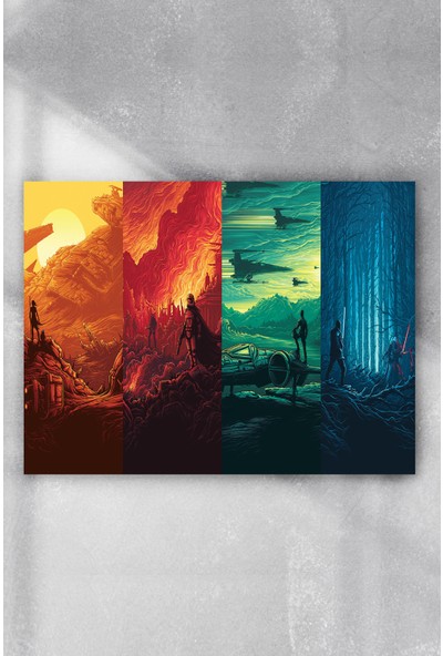 Postermanya Star Wars Film Afişi Poster 90 x 130 cm