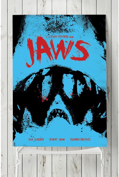Postermanya Jaws Film Afişi Poster 50 x 70 cm Postermanya Jaws Film Afişi Poster 50 x 70 cm