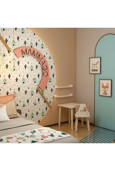 Odun Concept Doğal Ahşap Çocuk Aktivite Masa ve Sandalye Takımı Köpek Odun Concept Doğal Ahşap Çocuk Aktivite Masa ve Sandalye Takımı Köpek