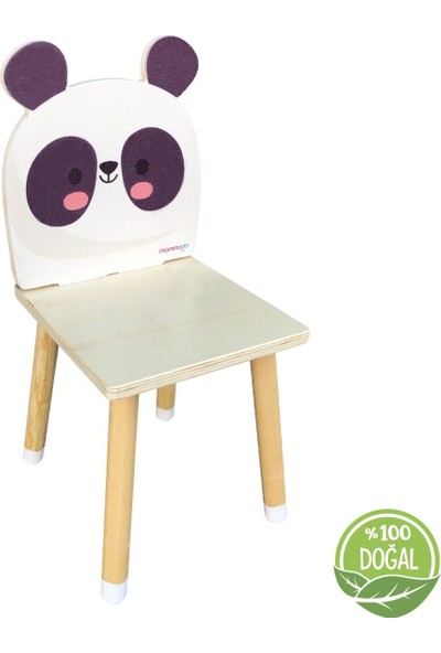 Odun Concept Doğal Ahşap Çocuk Aktivite Sandalyesi Mr. Panda Odun Concept Doğal Ahşap Çocuk Aktivite Sandalyesi Mr. Panda