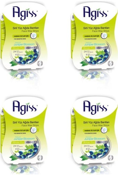 Agiss Sirli Yüz Ağda Bandı 4 Adet Agiss Sirli Yüz Ağda Bandı 4 Adet