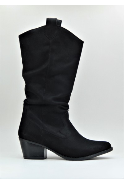 Pief Nolan Siyah Süet Çizme