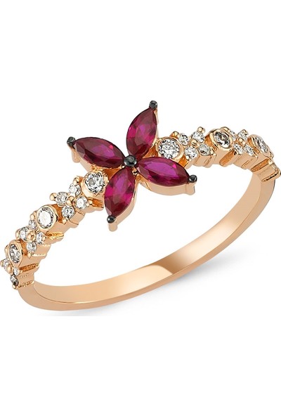 Pırlant Pırlantalı Yakut Yüzük