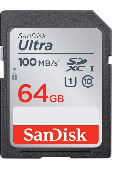 Sandisk Ultra Sdhc 64GB 100MB/S Class 10 Uhs-I Hafıza Kartı SDSDUNR-064G-GN6IN Sandisk Ultra Sdhc 64GB 100MB/S Class 10 Uhs-I Hafıza Kartı SDSDUNR-064G-GN6IN