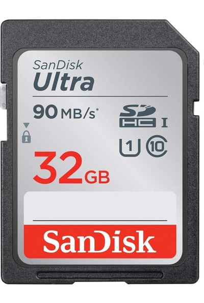 Sandisk Ultra Sdhc 32GB 90MB/S Class 10 Uhs-I Hafıza Kartı SDSDUNR-032G-GN6IN Sandisk Ultra Sdhc 32GB 90MB/S Class 10 Uhs-I Hafıza Kartı SDSDUNR-032G-GN6IN