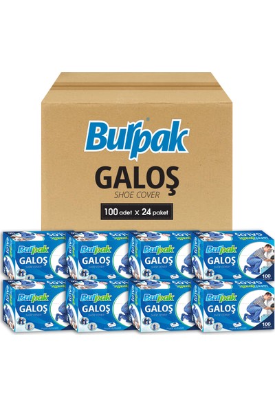 Burpak Kutulu Galoş 2400 Adet