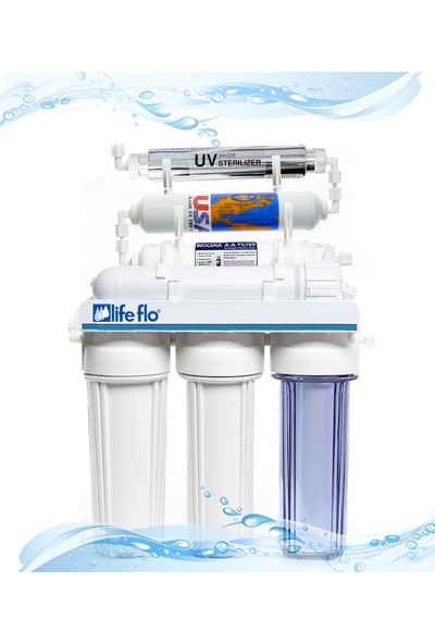 Life Lifeflo Açık Kasa 7 Aşamalı Ultraviyole Su Arıtma Cihazı Life Lifeflo Açık Kasa 7 Aşamalı Ultraviyole Su Arıtma Cihazı