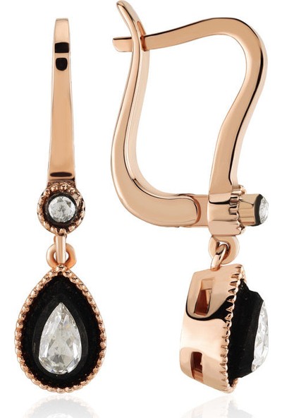 Pırlanta Merkezi 0.26 Ct. Elmas Damla Küpe