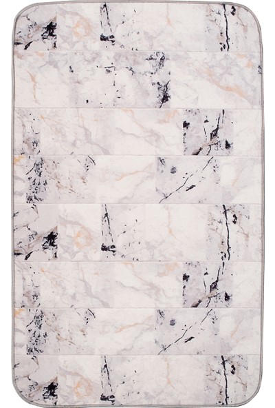 Hamur Stone 75x125 cm Banyo Paspası Kaymaz Taban Banyo Halısı