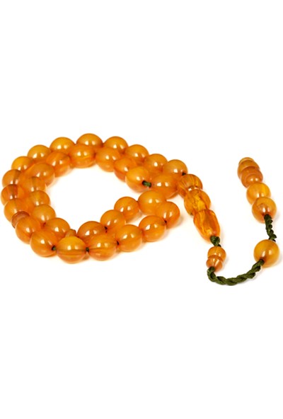 Ez Kuyumculuk Osmanlı Sıkma Çubuk Kehribar Tesbih