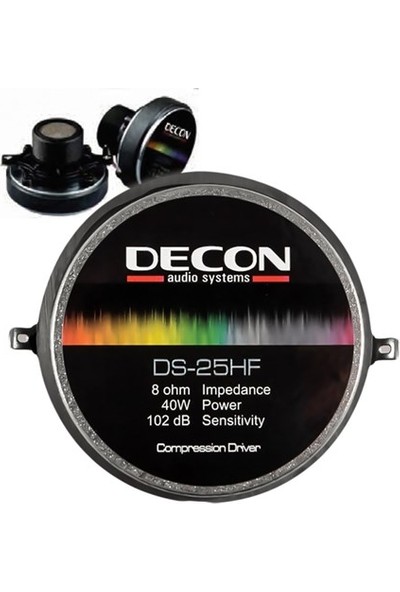 Decon Ds-25Hf 1 İnç 40W 8 Ohm Tiz Driver