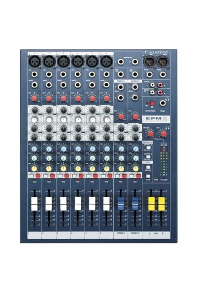 Soundcraft Epm6 6 Mono 2 Stereo Kanal Analog Ses Mikseri Soundcraft Epm6 6 Mono 2 Stereo Kanal Analog Ses Mikseri